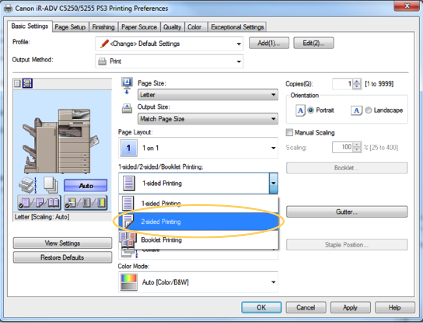 Automatic 2 sided printer - hardpowen